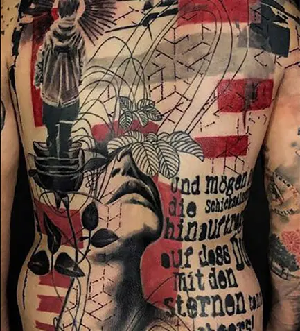 Guido Schmitz specialist in polka trash tattoos