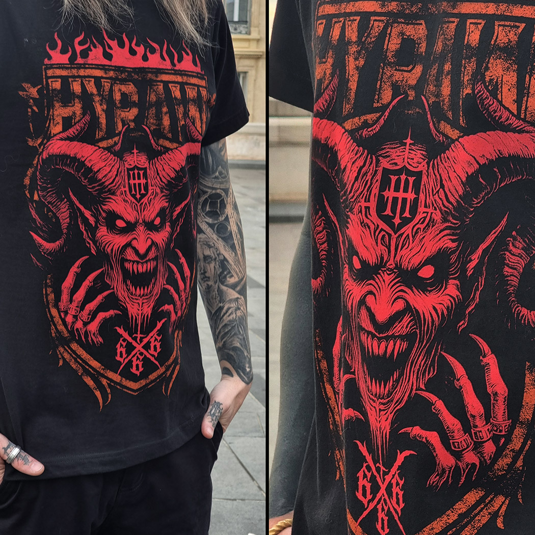 T-shirt TEAM SATAN - HYRAW CLOTHING