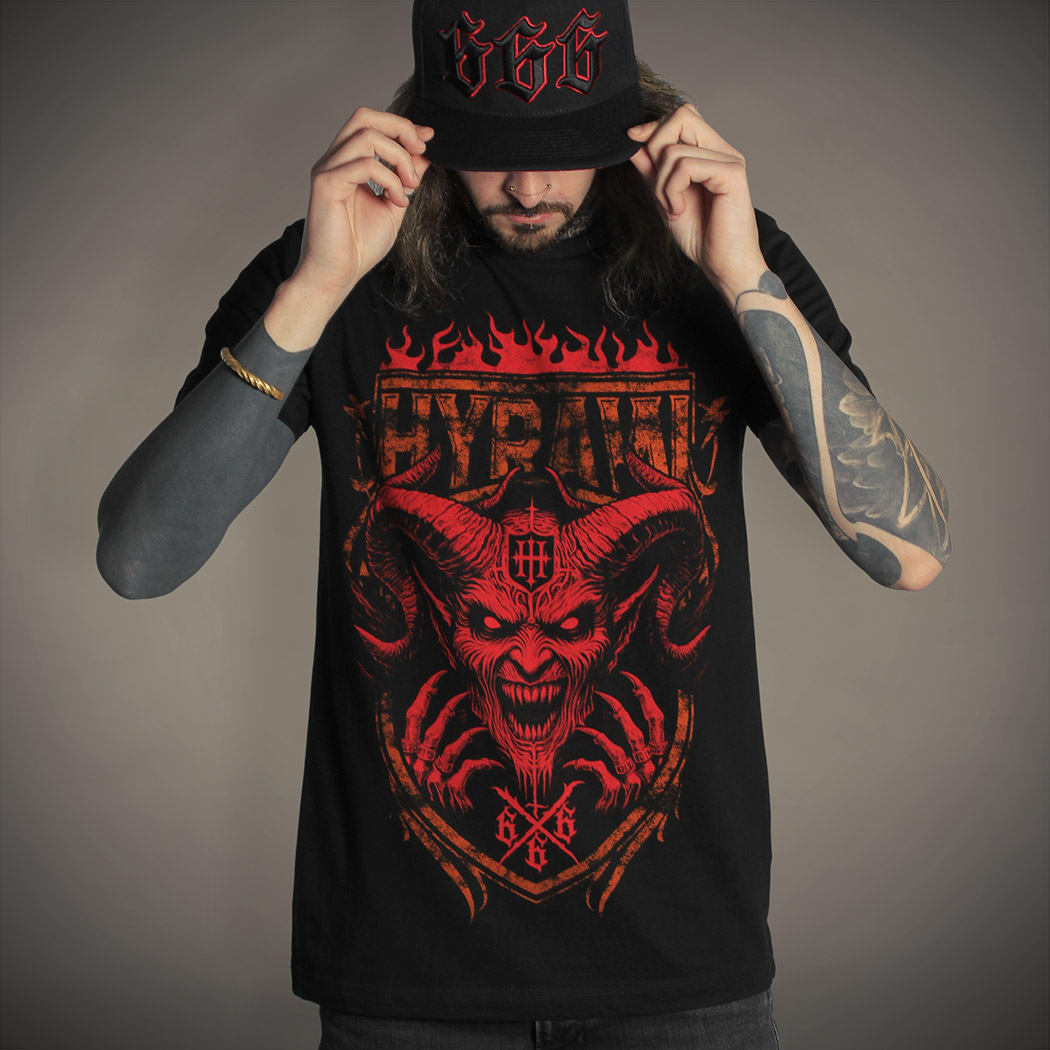 T-shirt TEAM SATAN - HYRAW CLOTHING